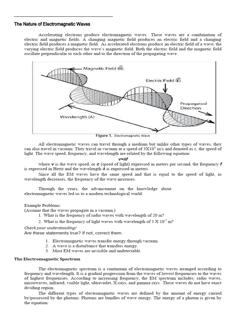 Understanding Electromagnetic Waves | PDF | Electromagnetic Spectrum ...