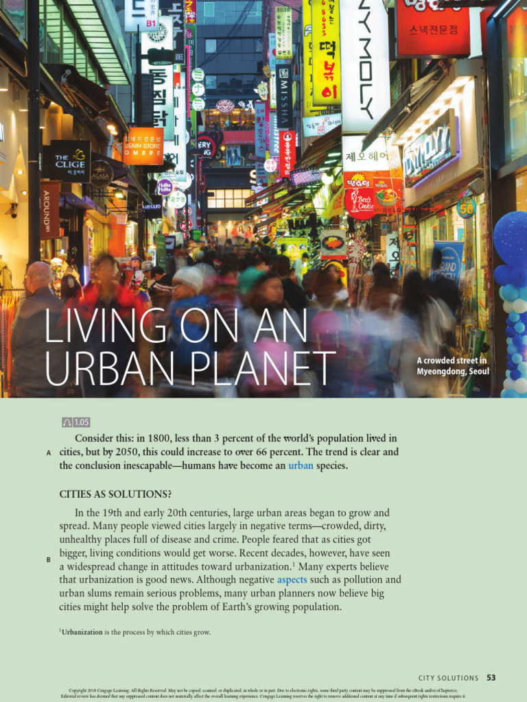 Living On An Urban Planet Pathways | PDF | Urbanization | Urban Sprawl