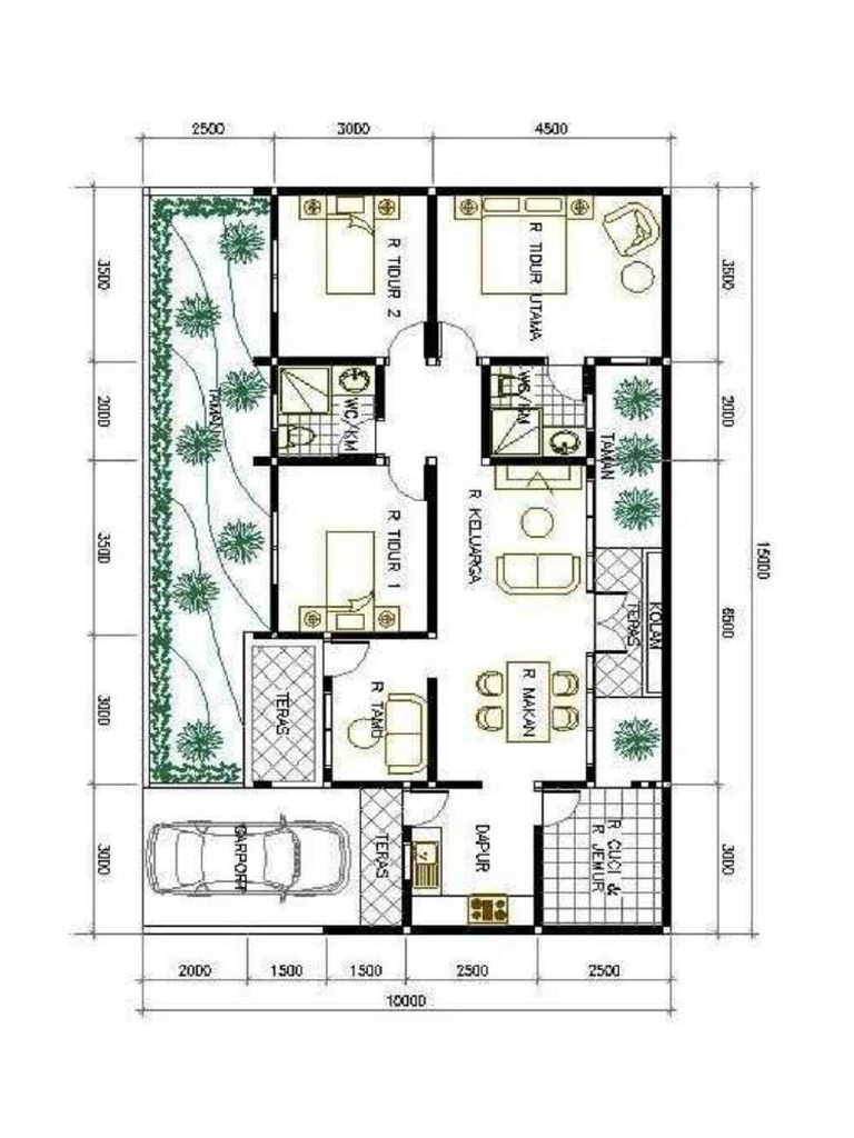 Denah Sub 6 Type | PDF