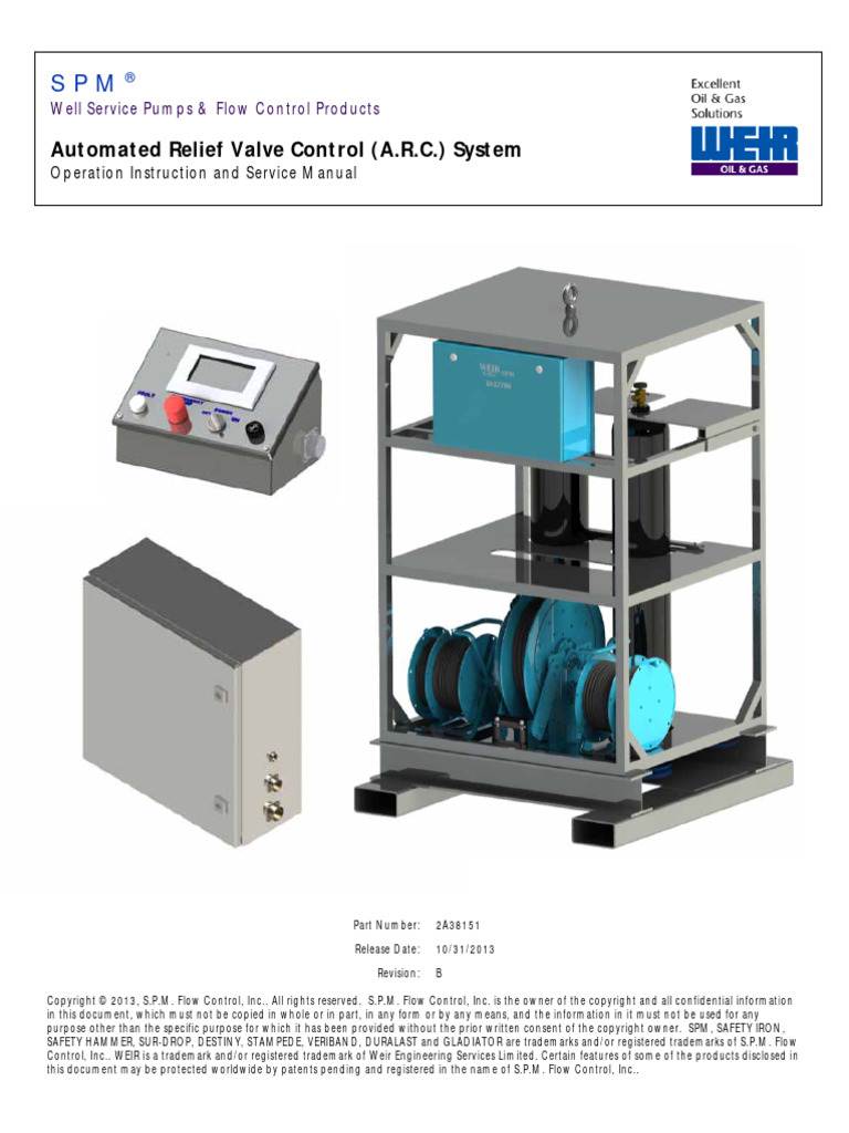 SPM Automated Relief Valve Control A.R.C. System Operation Instruction ...