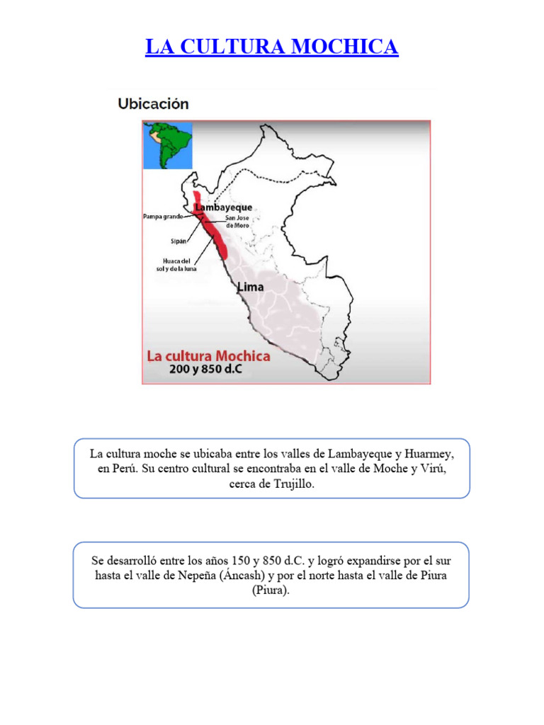 La Cultura Mochica - Álbum | PDF