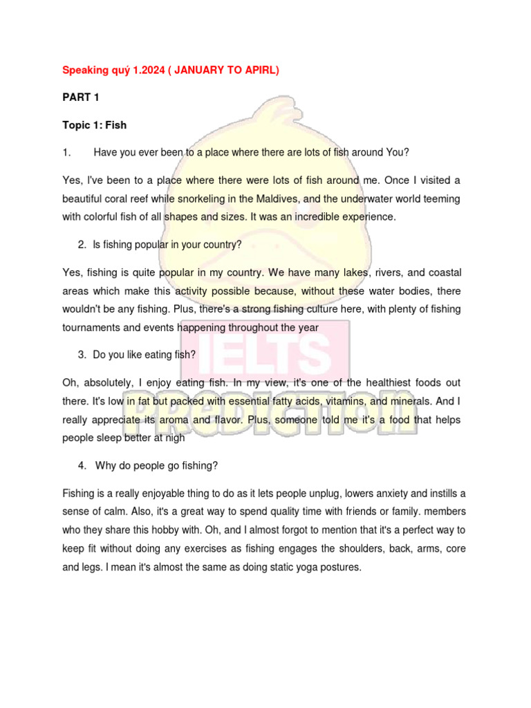 Sample Speaking - IELTS Prediction | PDF | Public Transport | Robot