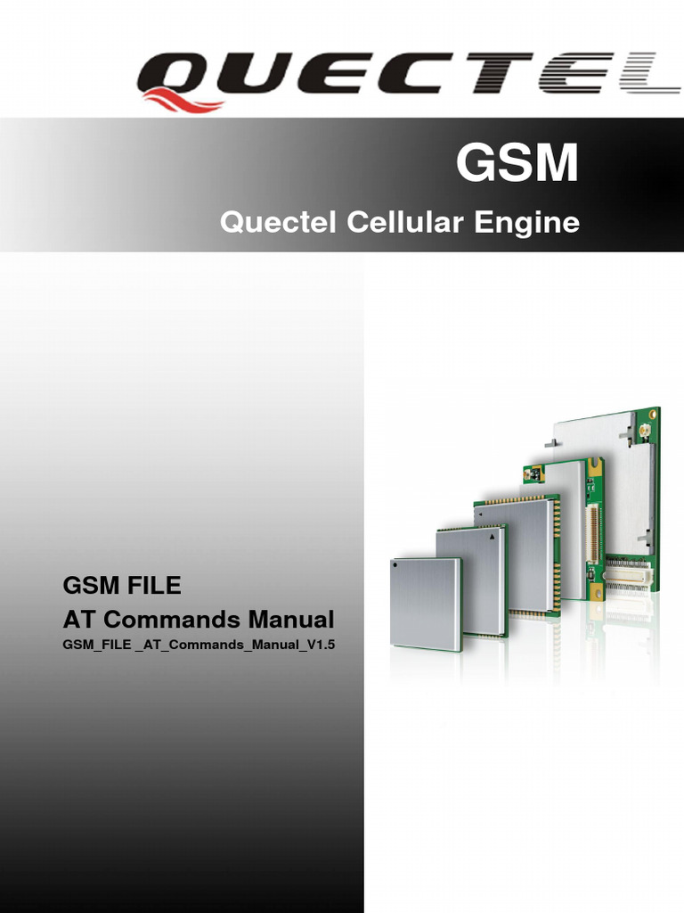 Quectel Gsm File At Commands Manual V1 5c Pdf Computer File Filename