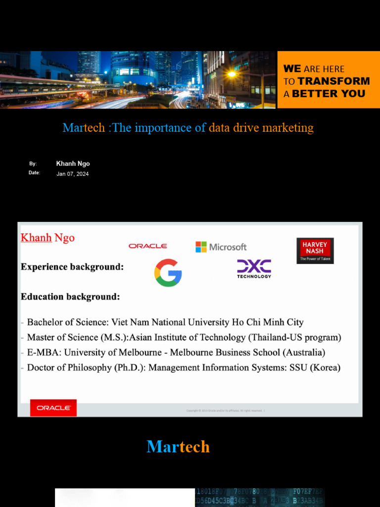 Martech Intro | PDF | Retail | Business