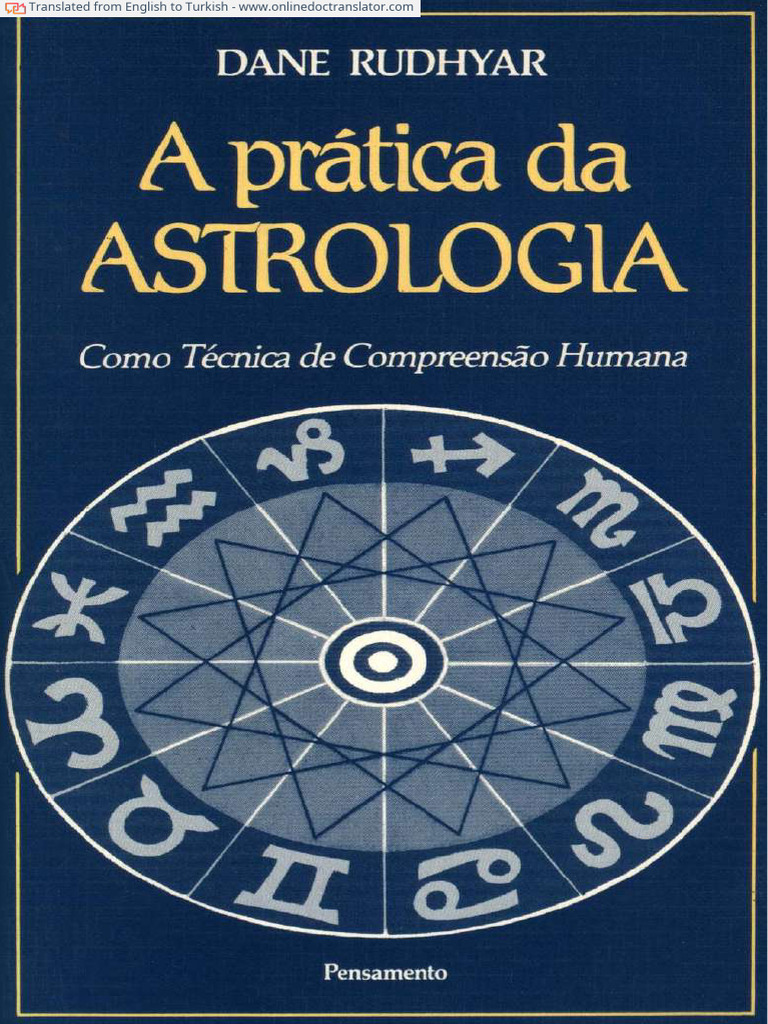 Astroloji Uygulaması - Dane Rudhyar | PDF