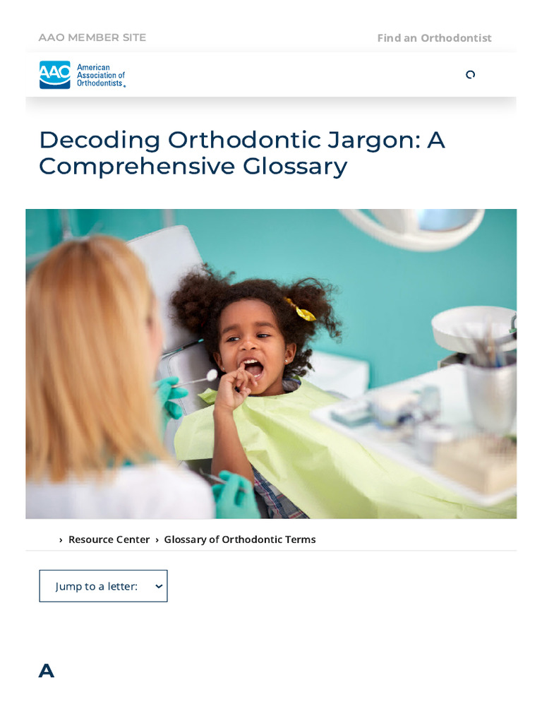 17) Orthodontic Glossary - Understanding Your Treatment - American ...