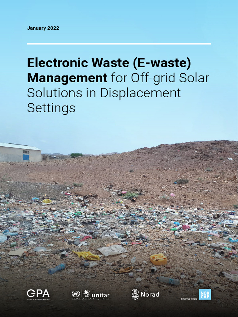 E Waste MGMT For Off Grid Solar Solutions in Displacement Settings ...