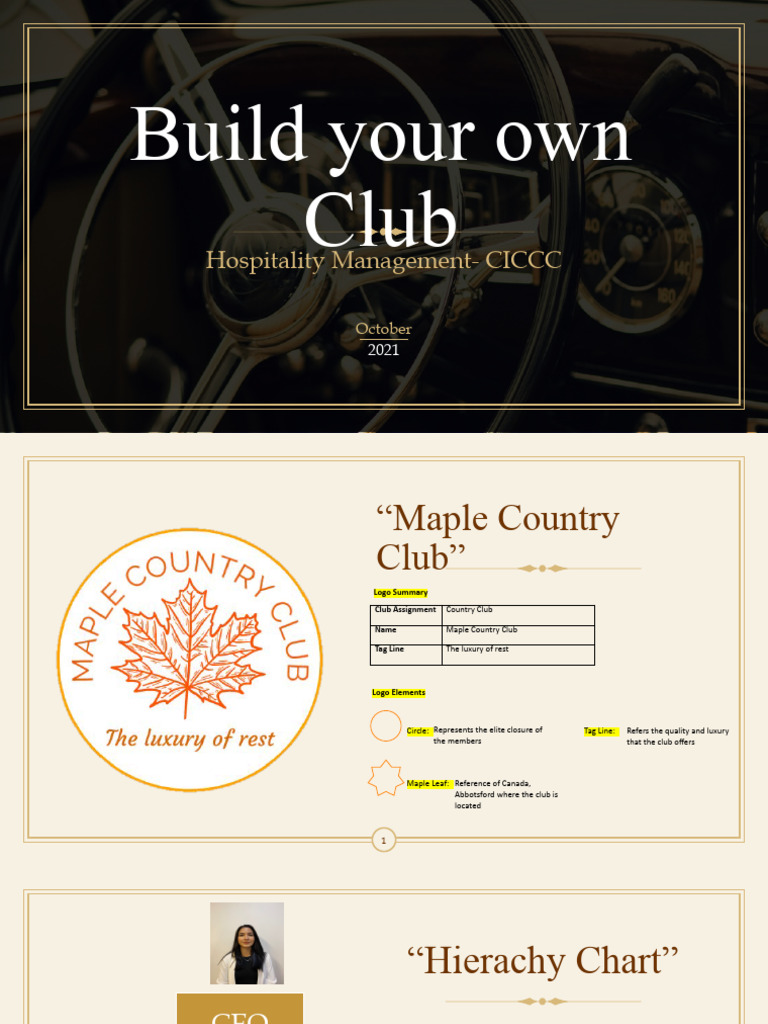 Build your own Club | PDF | Business | Economies