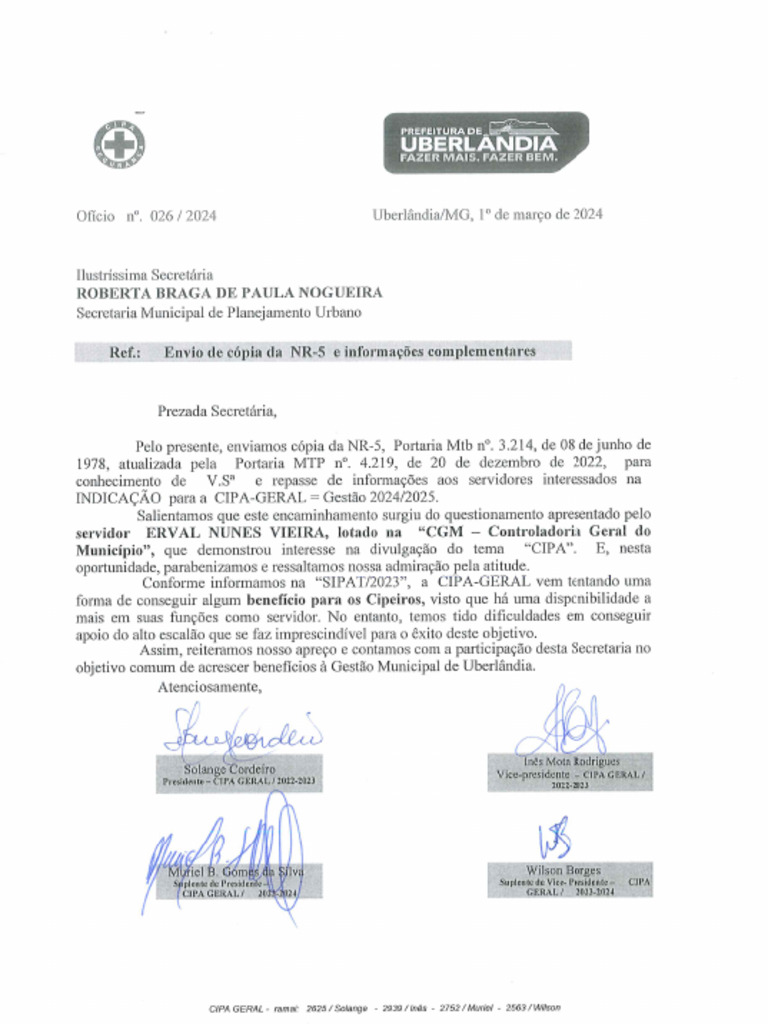 Oficio 026 CIPA | PDF