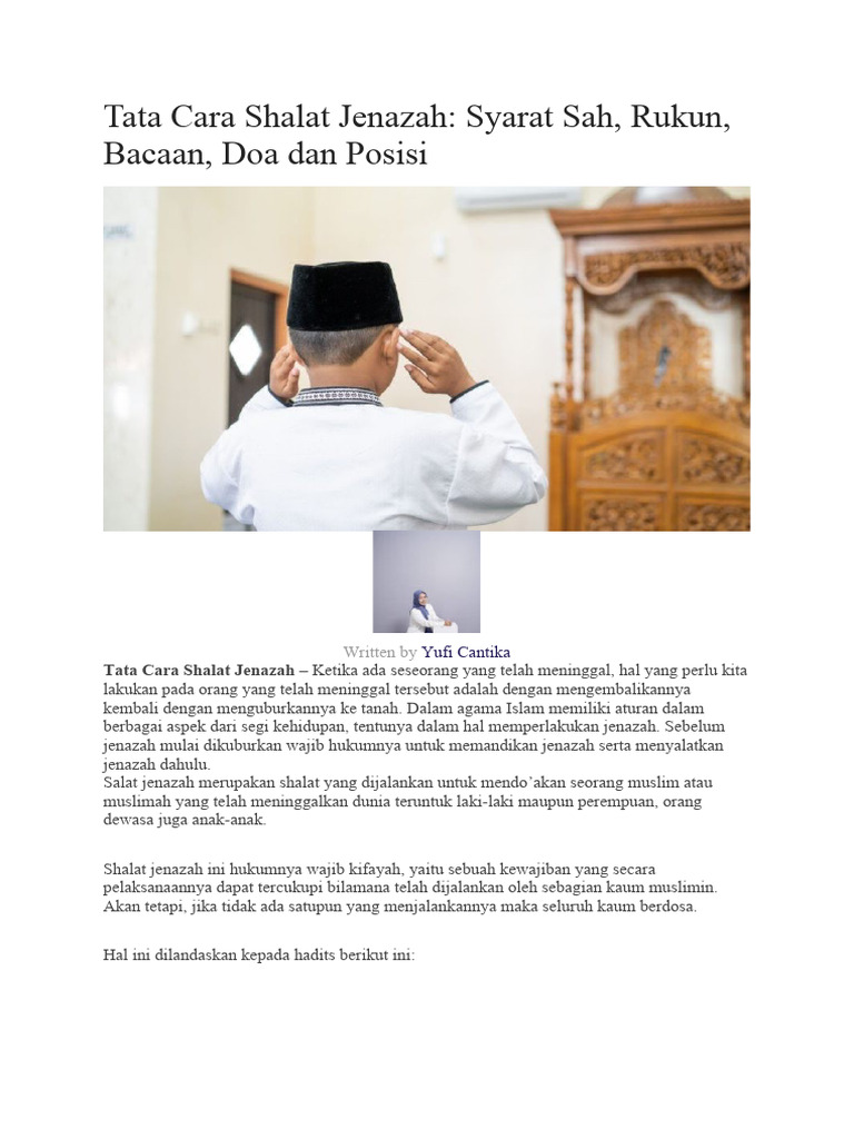 Panduan Shalat Jenazah Lengkap | PDF
