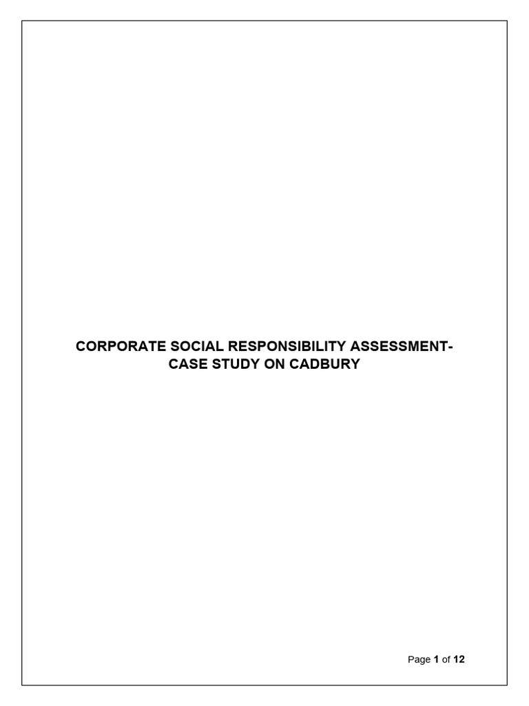 CSR Assignment FINAL RESIT | PDF | Corporate Social Responsibility | Business