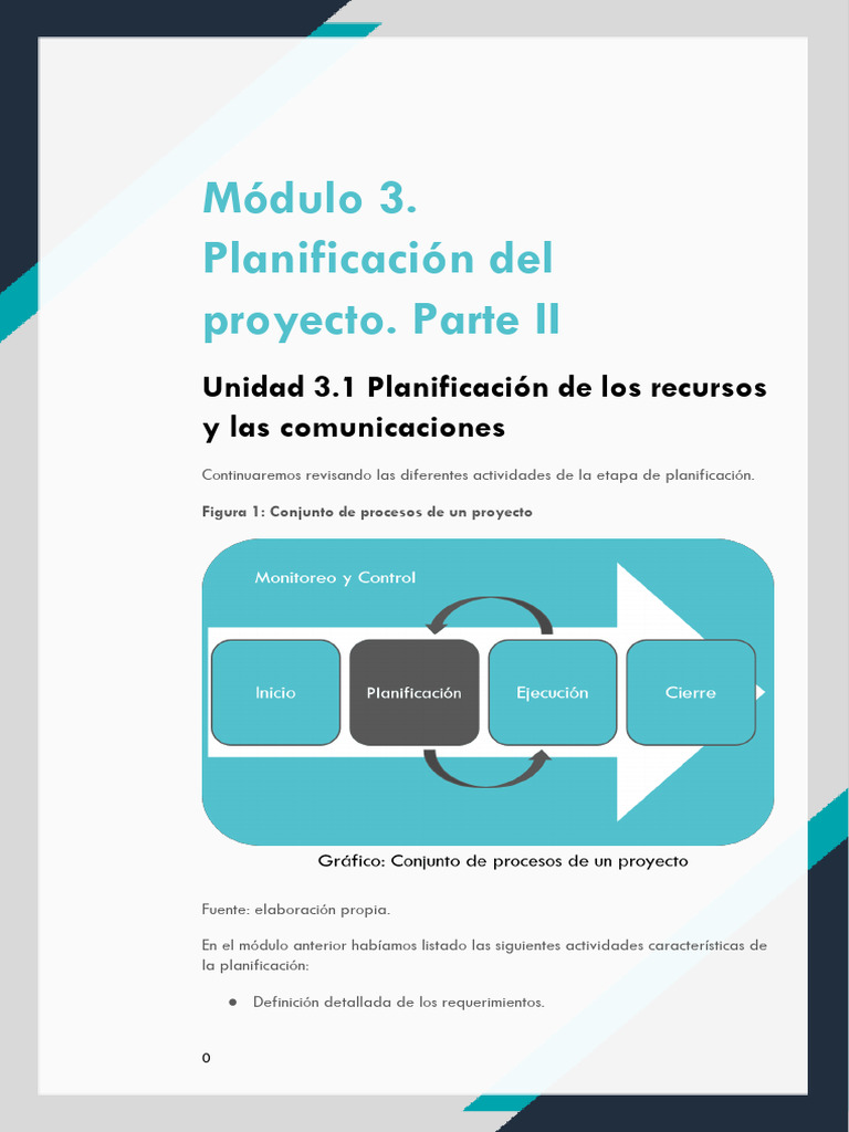 Módulo 3. Planificación Del Proyecto. Parte II | PDF | Planificación | Riesgo