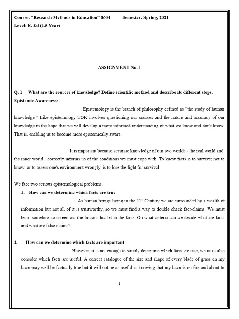 8604 1 | Download Free PDF | Experiment | Methodology