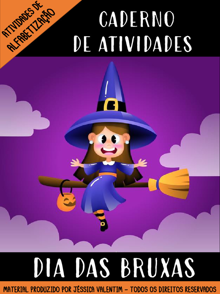 Atividades de Alfabetização: Dia das Bruxas | PDF