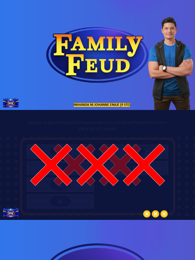 Interactive Family Feud Activity For Esp | PDF