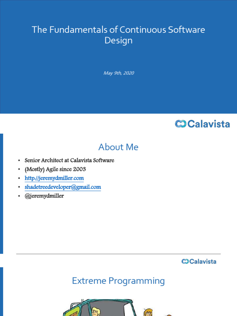 Continuous Software Design Basics | PDF | Test Driven Development ...