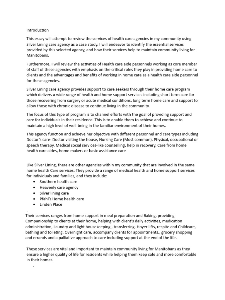 Health Care Assignment New | PDF | Health Care | Clinical Medicine
