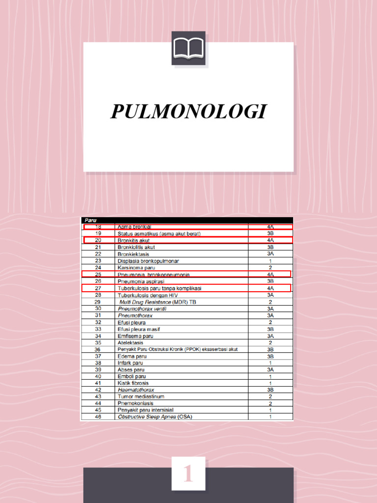 Pulmonologi Latest | PDF