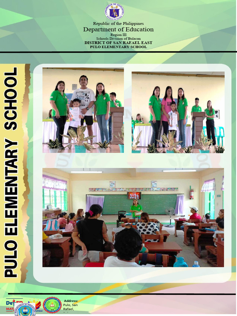 Pulo Elementary School PTA Meeting Report | PDF | Teachers | Cognition