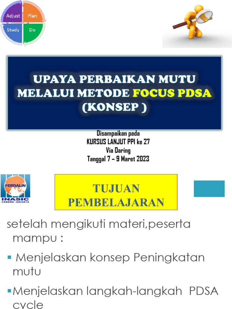 Metode Peningkatan Mutu DG Focus Pdsa - 2 | PDF | Bisnis