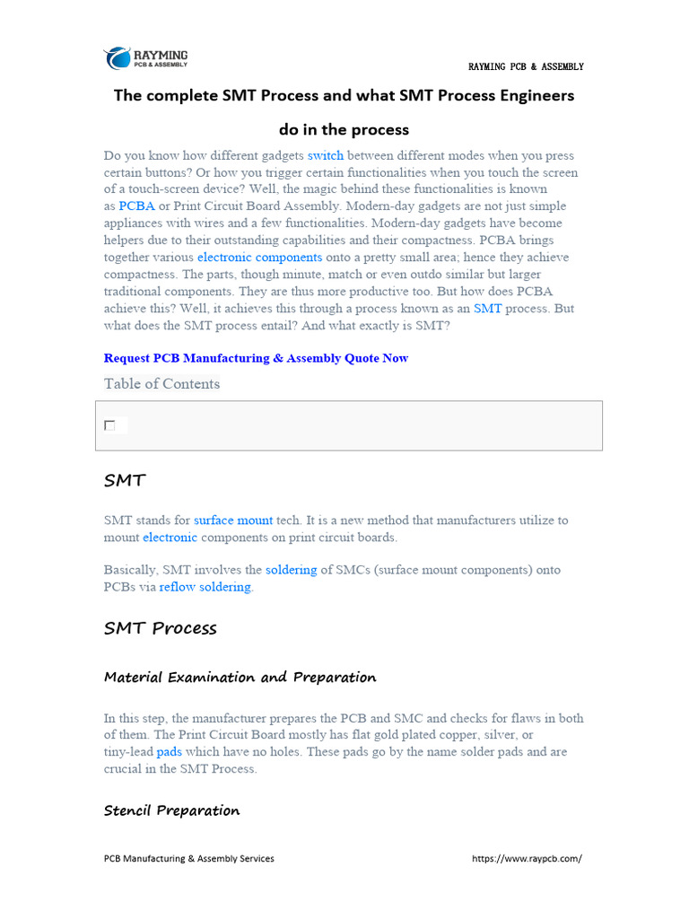 The Complete SMT Process and What SMT Process Engineers Do in The ...