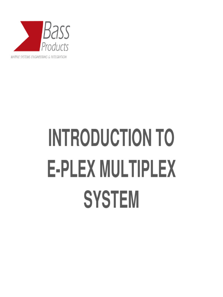 Introduction To E-Plex Multiplex System | PDF | Switch | Relay
