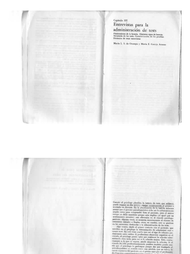 Siquier de Ocampo - 1979 Las Tecnicas Proyectivas y El Proceso Psicodiganostico 1 | PDF