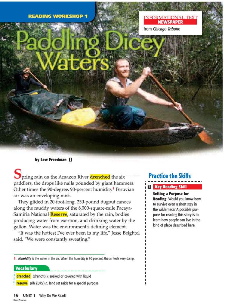 Paddling Dicey Waters | PDF