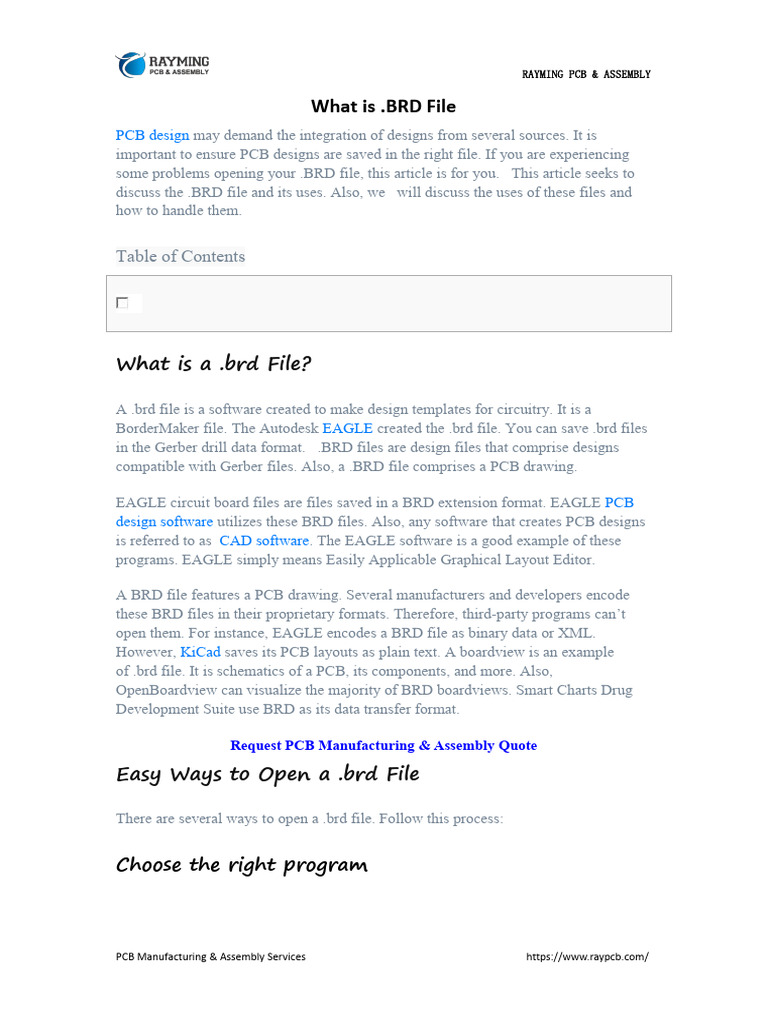 What Is .BRD File | Download Free PDF | Software | Computer File
