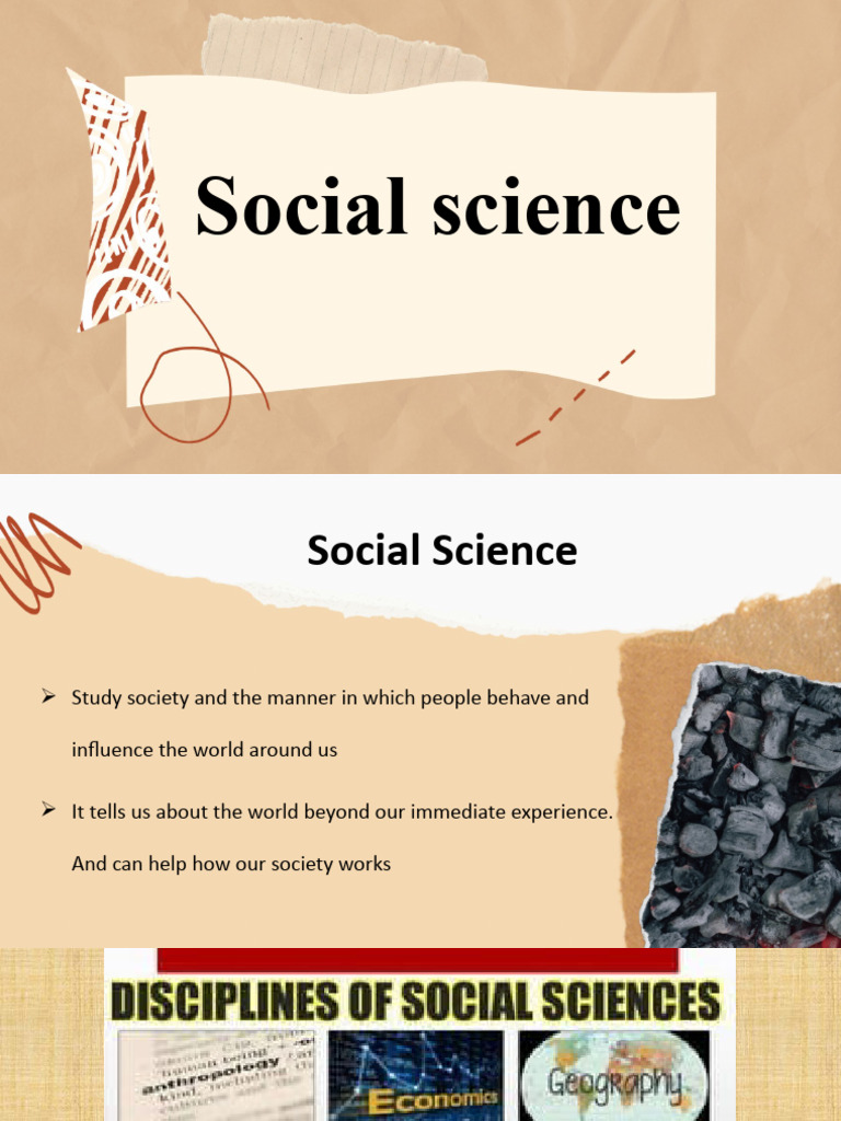 Overview of Social Science Disciplines | PDF | Anthropology | Social ...