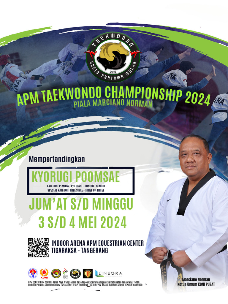 Proposal Peserta Apm Taekwondo Championship 2024 | PDF