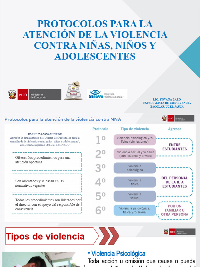 Protocolos Atención Violencia NNA | PDF | Violencia | Agresión