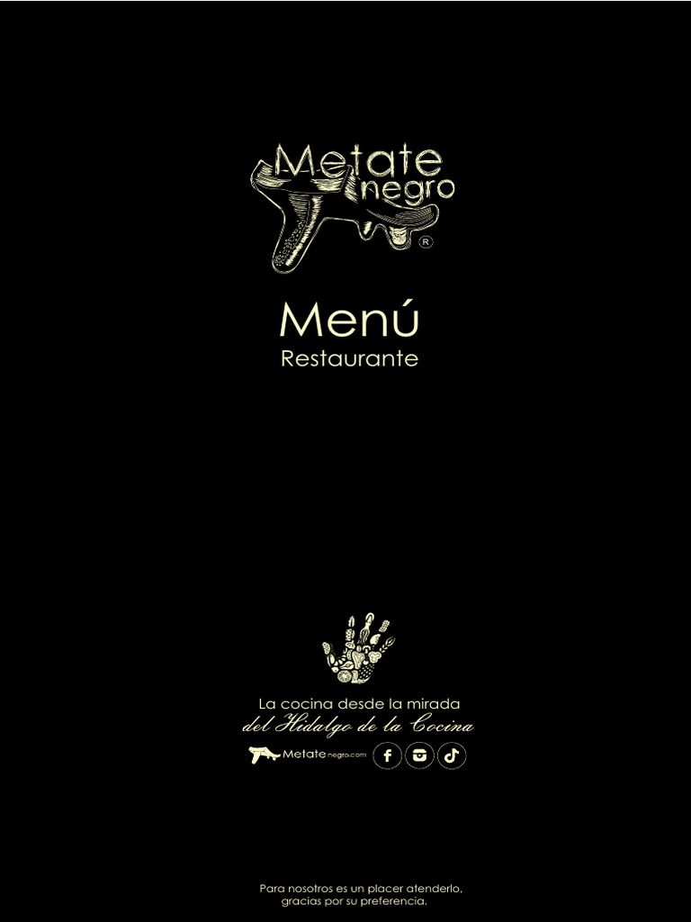 Metate Negro Menu Digital R | PDF | Taco | ensalada