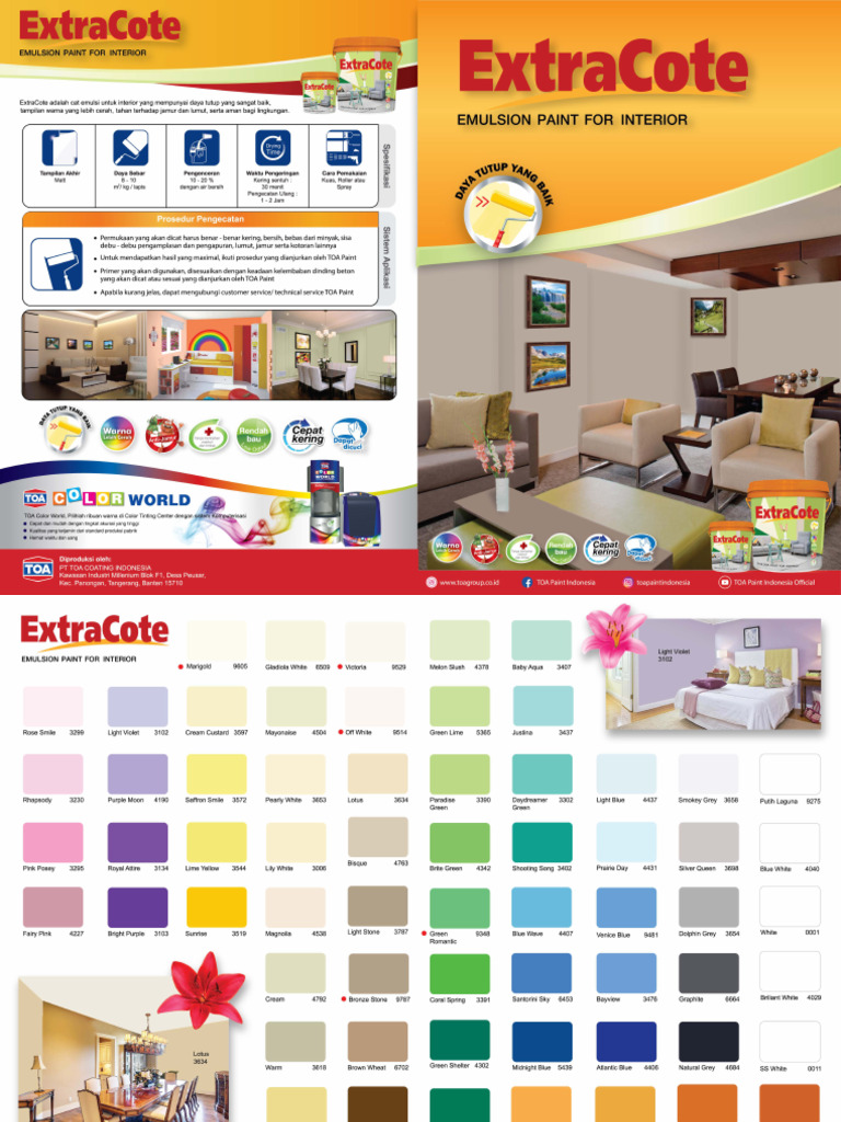 Extracote Colour Card - New | PDF