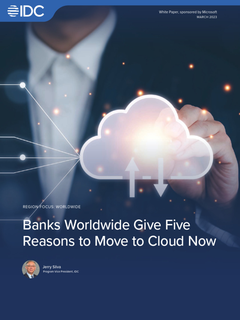 Banks Worldwide Move To Cloud 5 Reasons | PDF | Cloud Computing | Banks