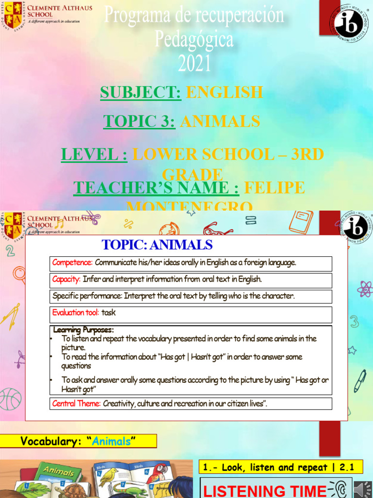 Animals | Download Free PDF | Vocabulary | Learning Animals | Download Free PDF | Vocabulary | Learning