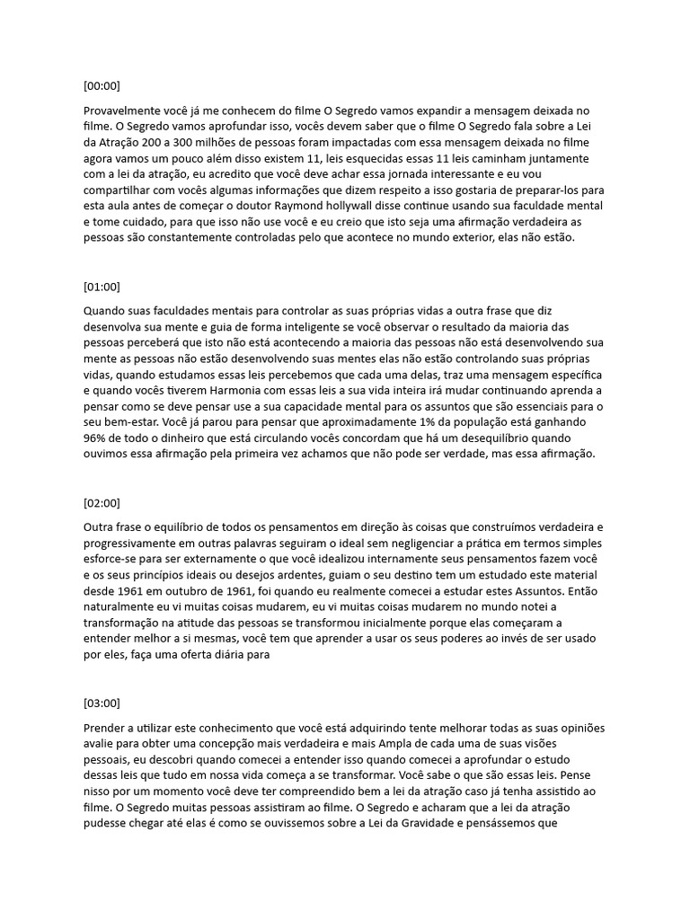 As 11 Leis Universais | PDF | Pensamento | Lei da Atração (Novo Pensamento)