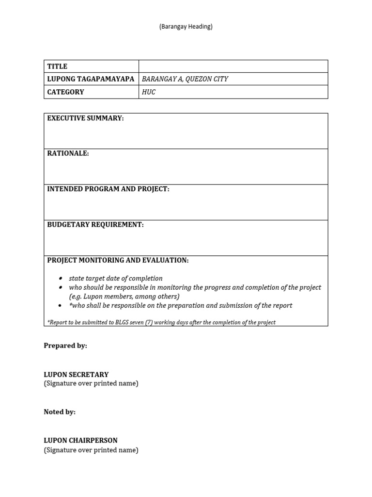 Annex C_LTIA_Project Proposal Template | PDF