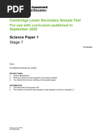 Year 7 Science Revision Pack Key | PDF