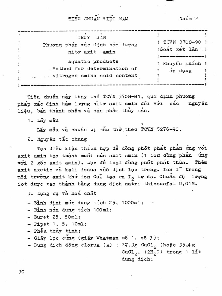 Tieu Chuan Viet Nam TCVN 3708 1990 | PDF