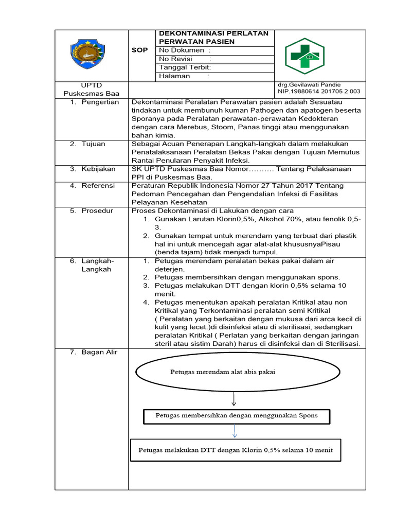 Serli Punya Tugas Dekontaminasi | PDF