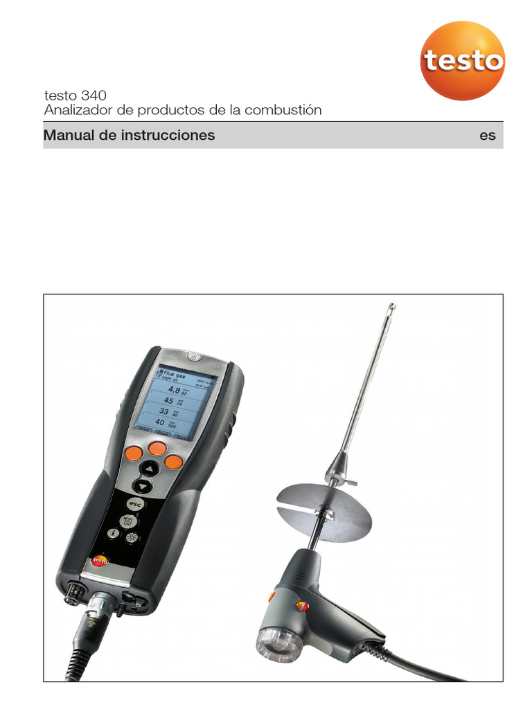 Testo 340 Manual de Instrucciones | PDF | Reciclaje | Residuos