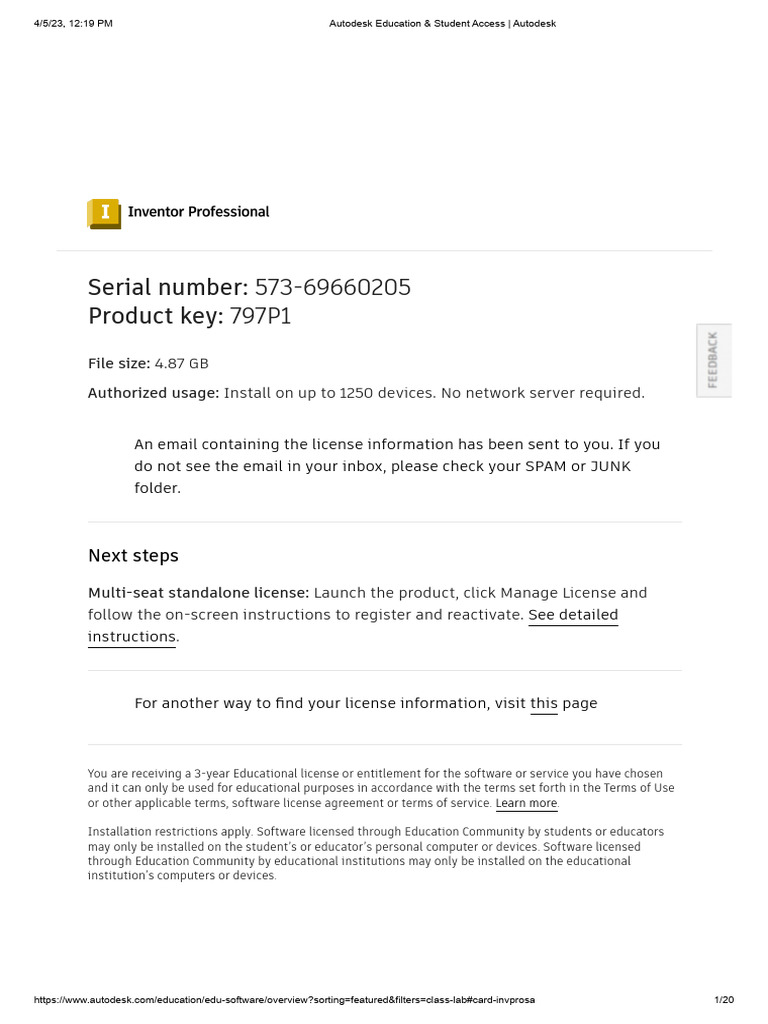 Autodesk Education & Student Access - Autodesk Inventor Lesen | PDF ...