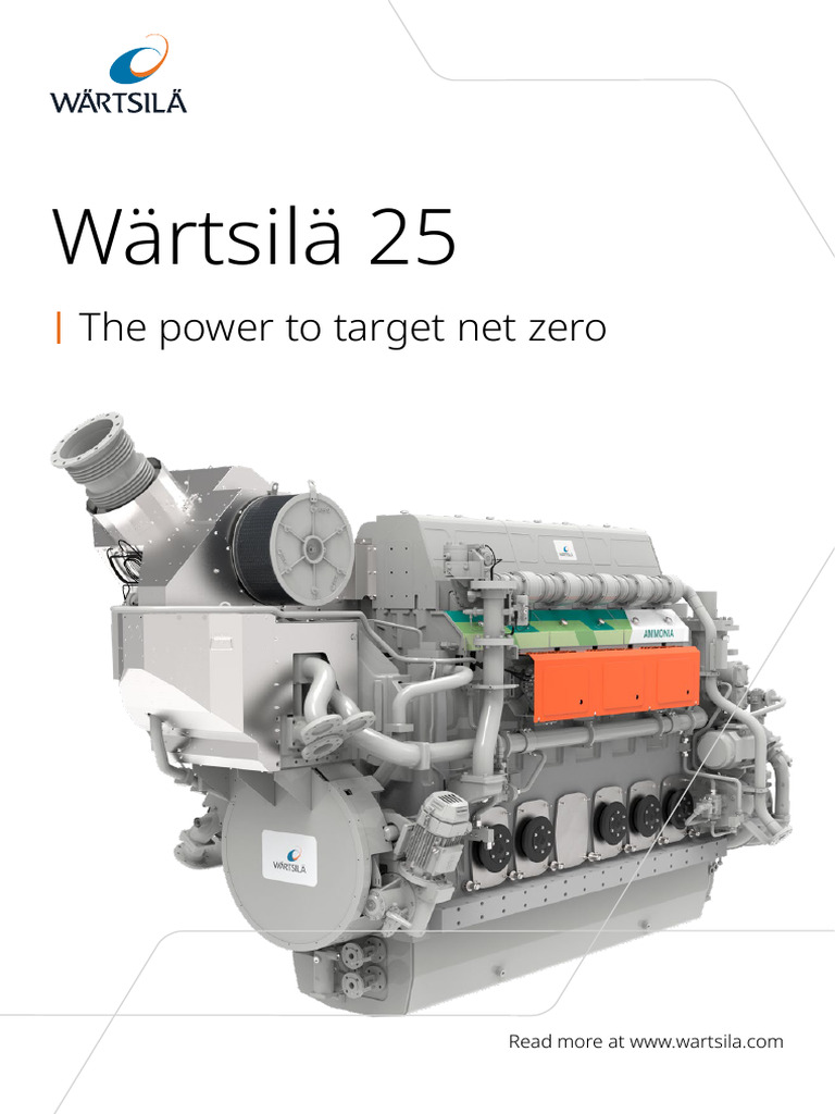 wartsila-25-the-power-to-target-net-zero | PDF | Marine Propulsion | Diesel Engine