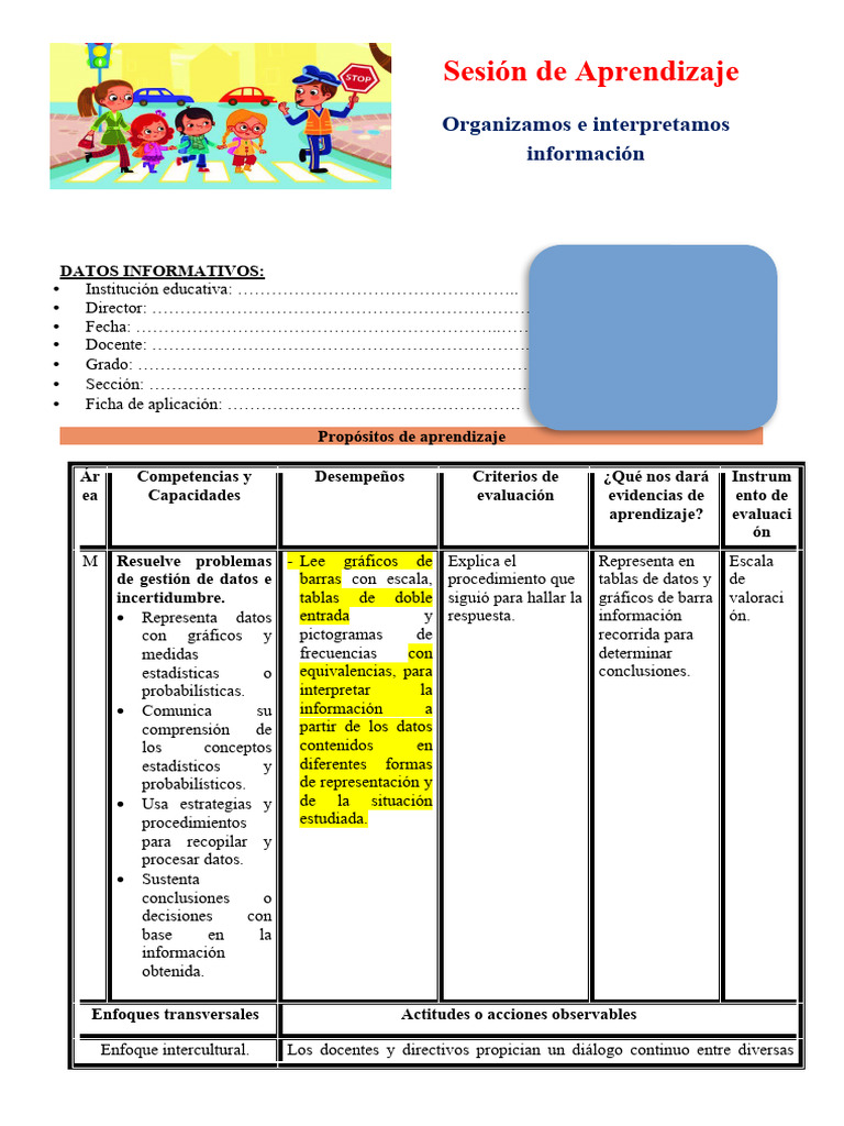 4° Sesión Día 2 Mat Organizamos e Interpretamos Información Unidad 7 ...