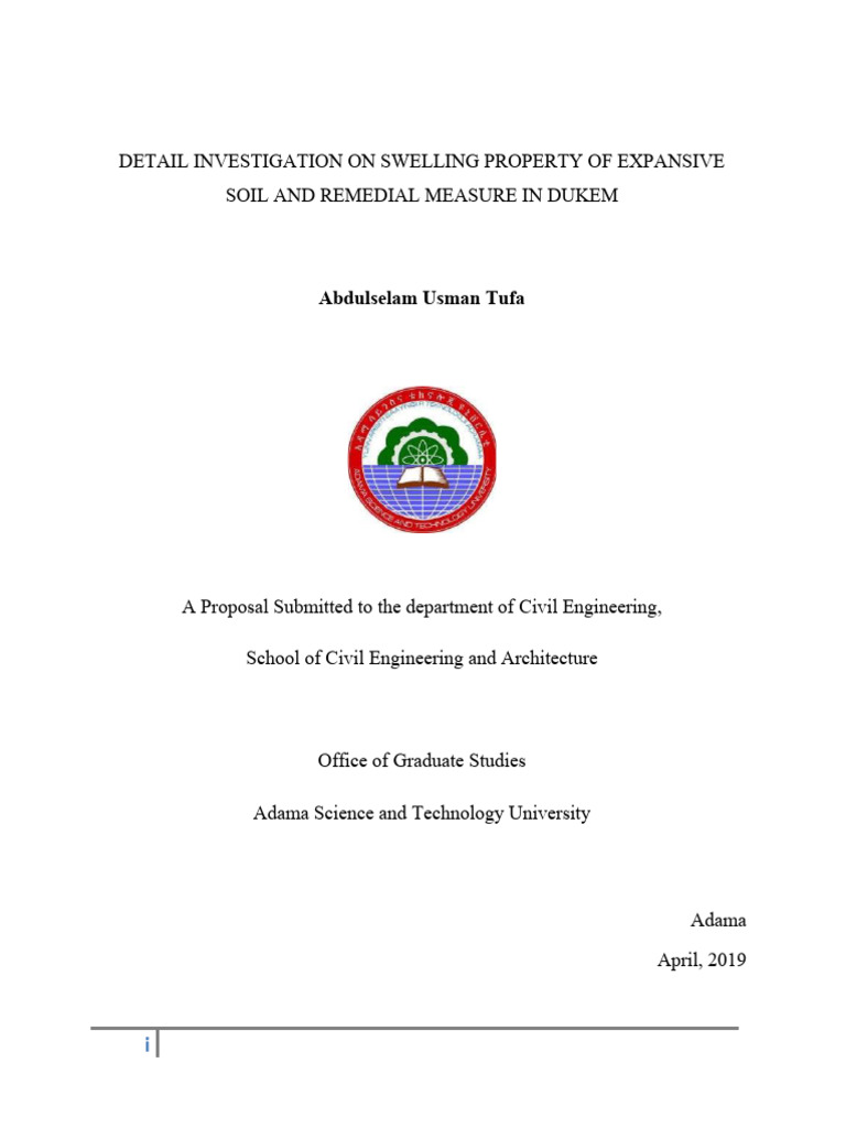 Abdu Prop Final (L) | PDF | Natural Materials | Civil Engineering