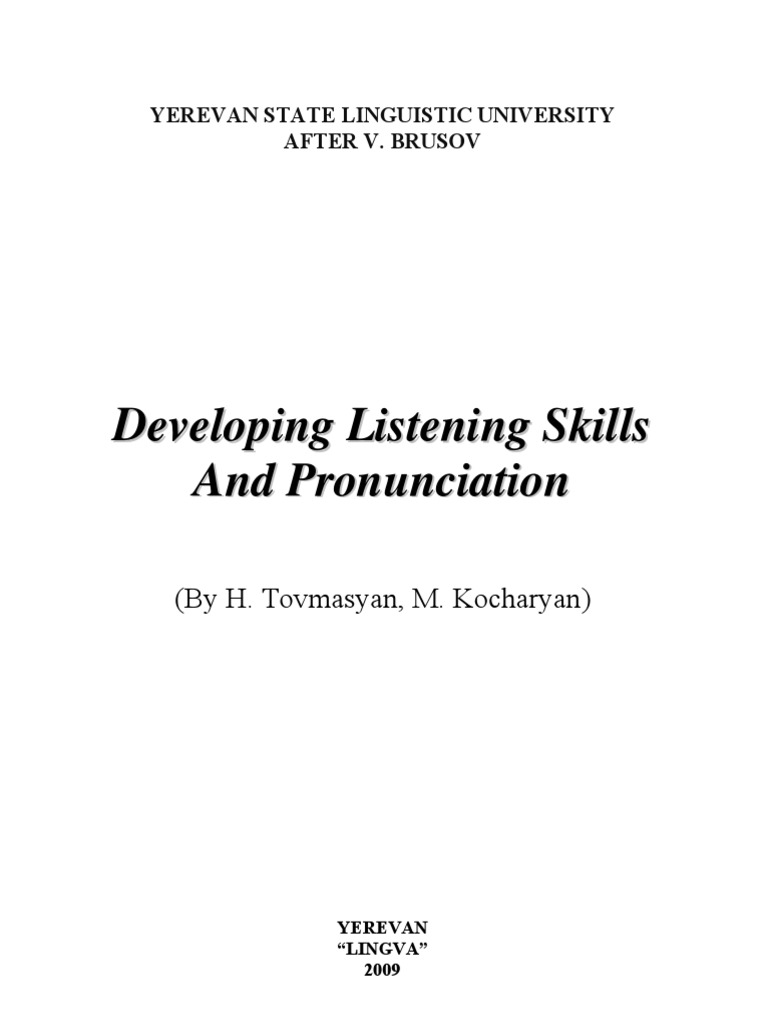 Developing Listening Skills | PDF