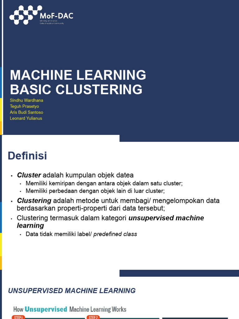 Unsupervised Learning - Basic ClusteringV1 | PDF
