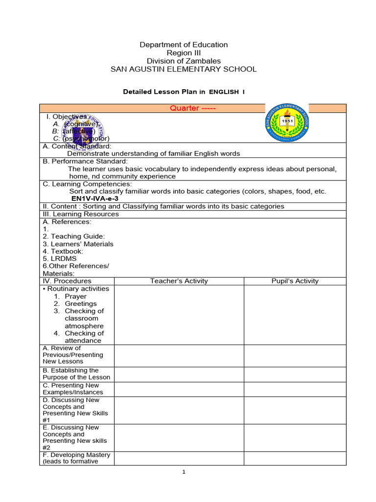 DLP Template | PDF | Learning | Cognitive Science