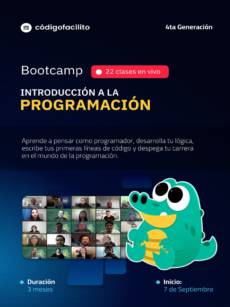 Bootcamp IntroProgramacion 4tagen CodigoFacilito | PDF